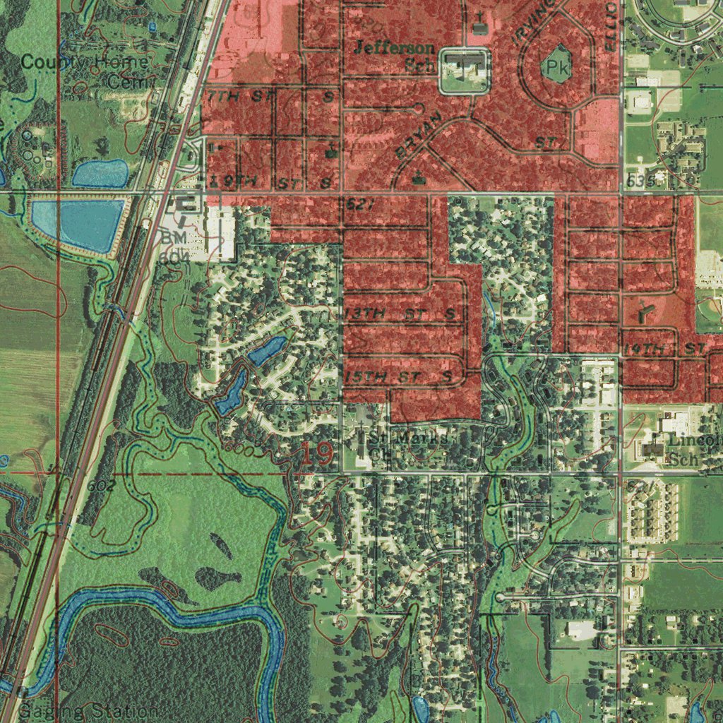 OK-PRYOR: GeoChange 1968-2013 Map by Western Michigan University ...