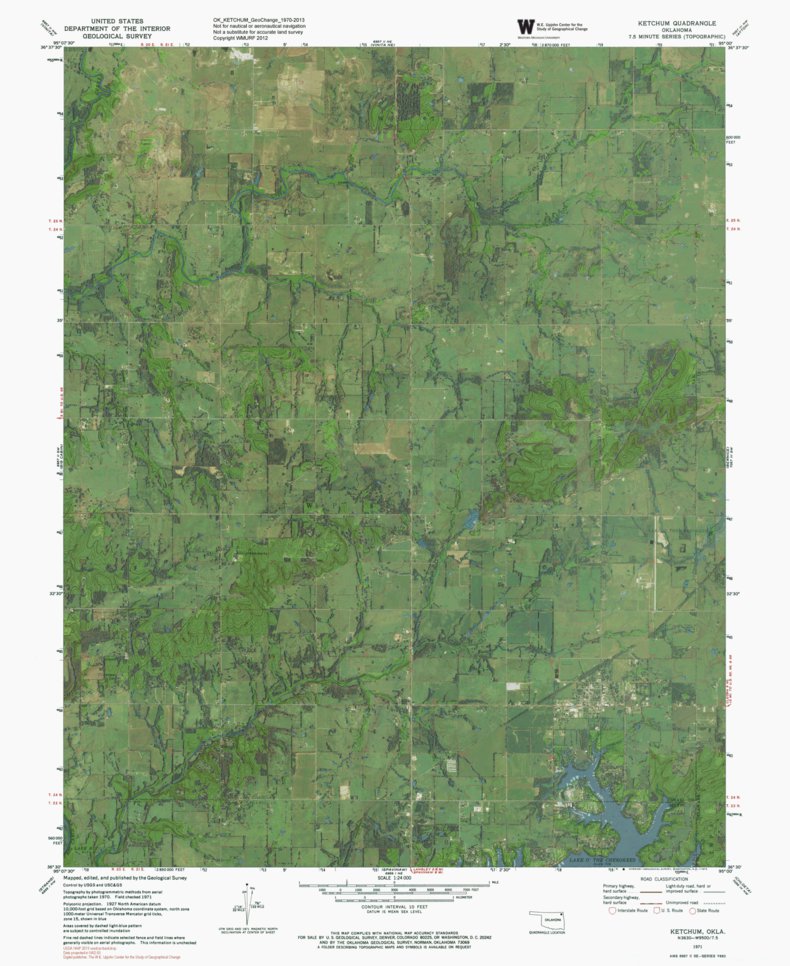 OK-KETCHUM: GeoChange 1970-2013 Map by Western Michigan University ...