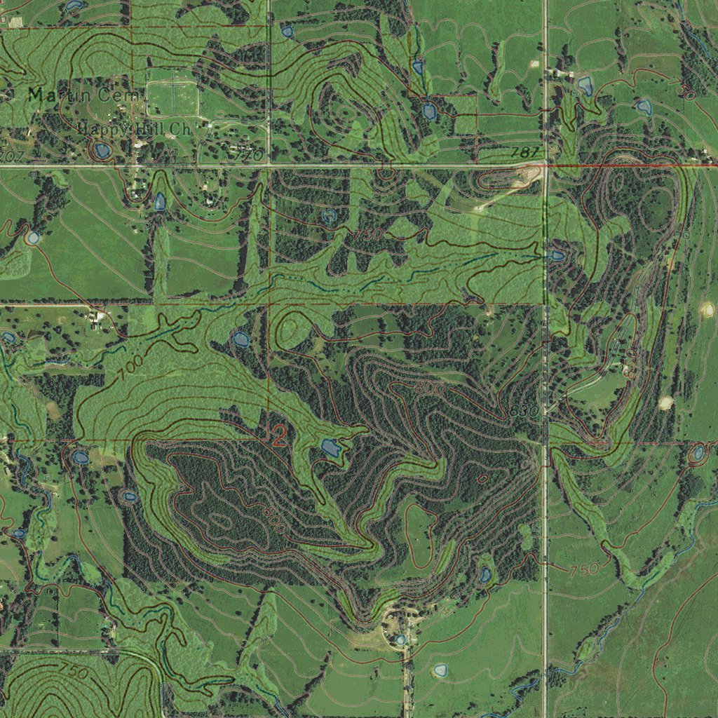 OK-SANDERS: GeoChange 1971-2013 Map by Western Michigan University ...
