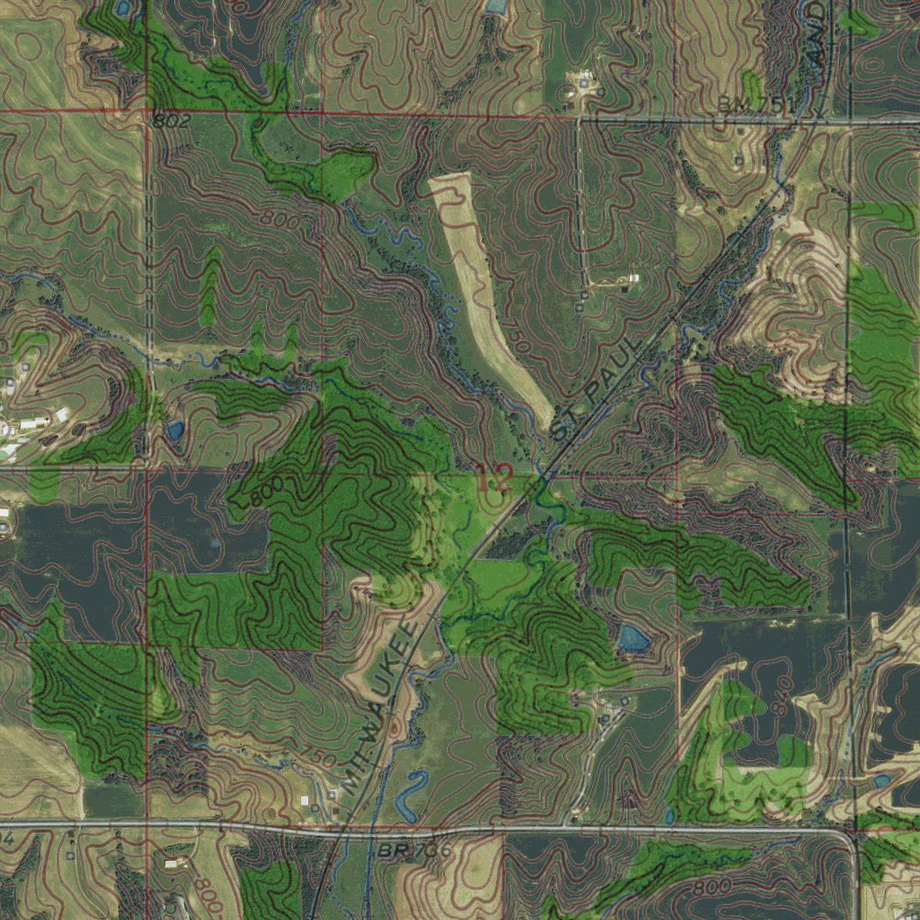 IA-KESWICK: GeoChange 1964-2013 Map by Western Michigan University ...