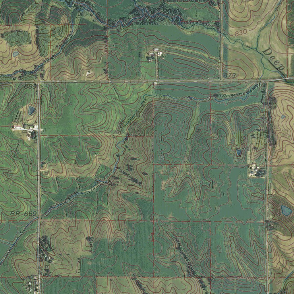 IA-BARNES CITY: GeoChange 1965-2013 Map by Western Michigan University ...
