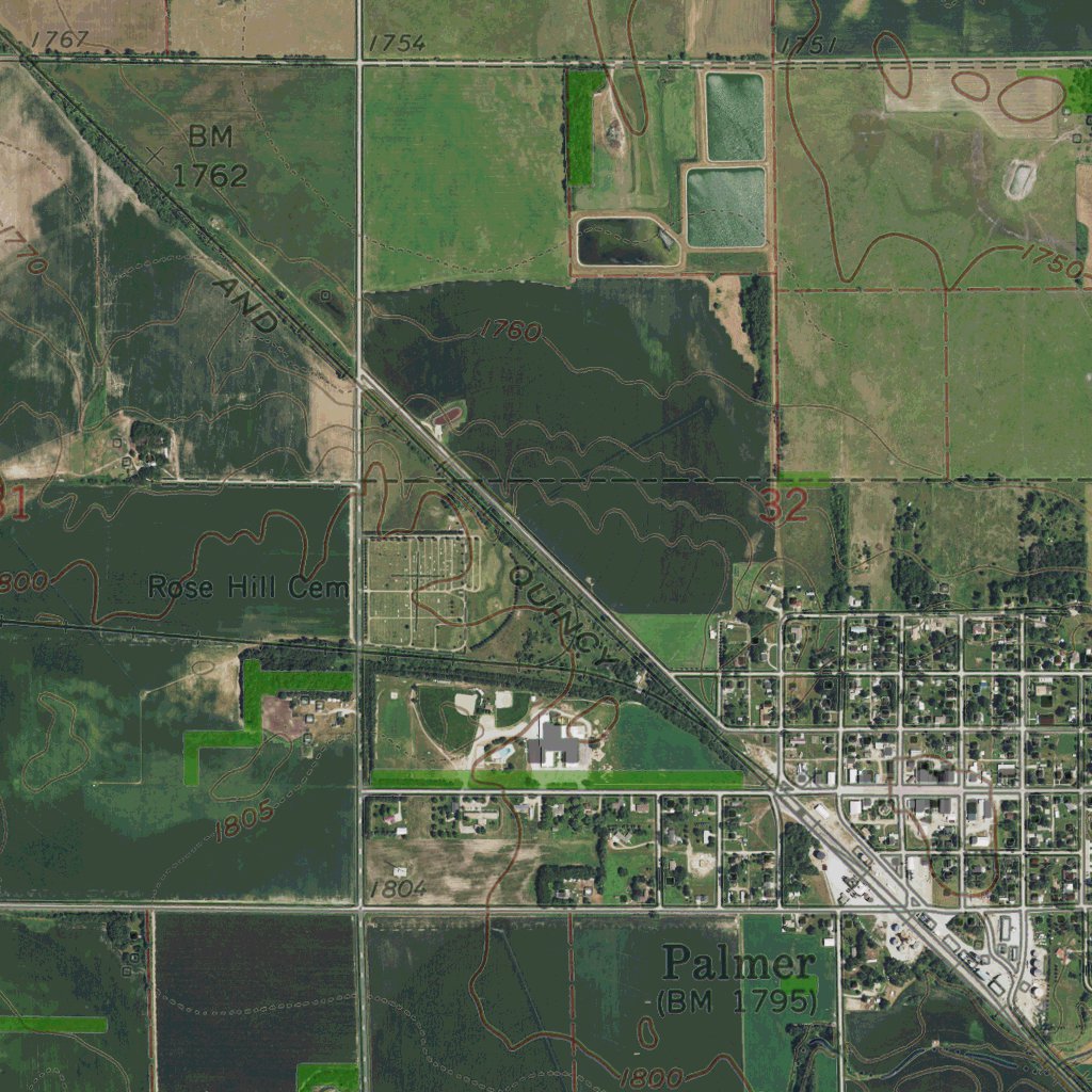 NE-PALMER: GeoChange 1957-2014 Map by Western Michigan University ...