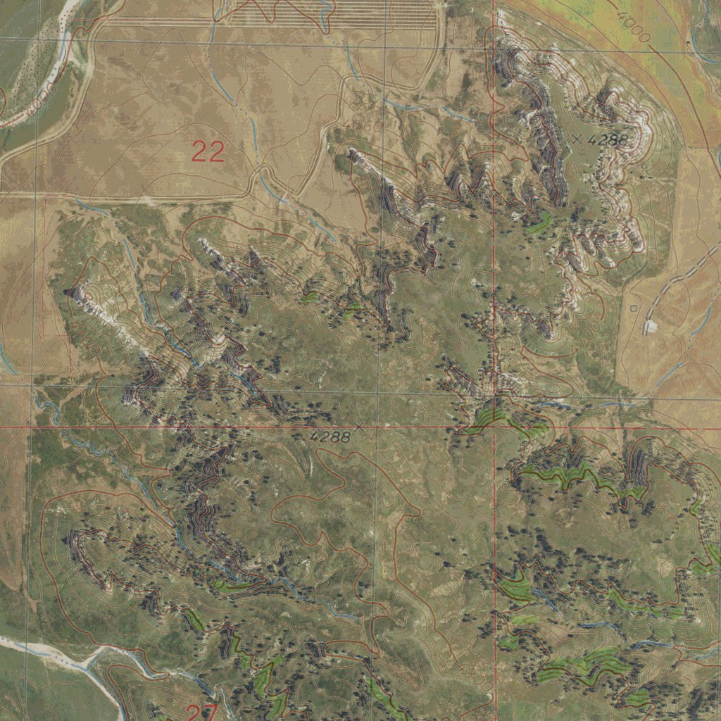 NE-ROUNDHOUSE ROCK: GeoChange 1973-2014 Map by Western Michigan ...