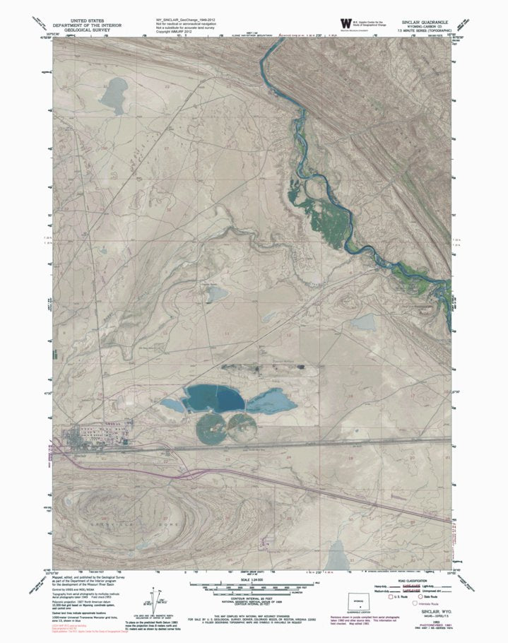 WY-SINCLAIR: GeoChange 1949-2012 Map by Western Michigan University ...