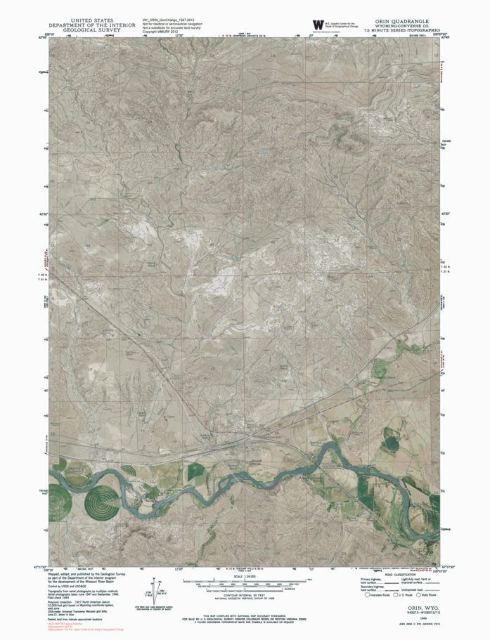 WY-ORIN: GeoChange 1947-2012 Map by Western Michigan University ...