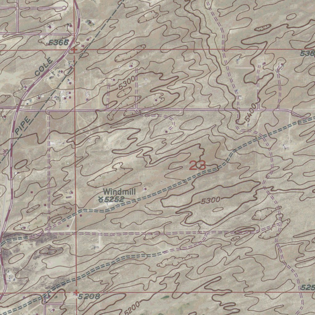 WY-PRATTS SODA LAKES: GeoChange 1947-2012 Map by Western Michigan ...