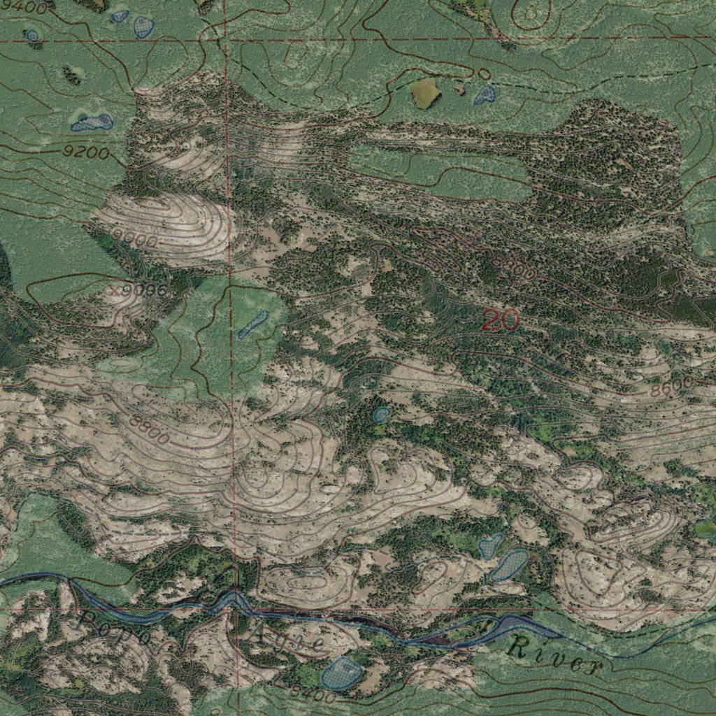 WY-CONY MOUNTAIN: GeoChange 1950-2012 Map by Western Michigan ...
