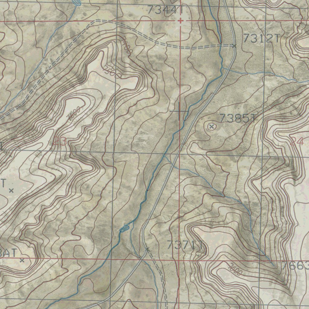 WY-MONUMENT RIDGE: GeoChange 1979-2012 Map by Western Michigan ...