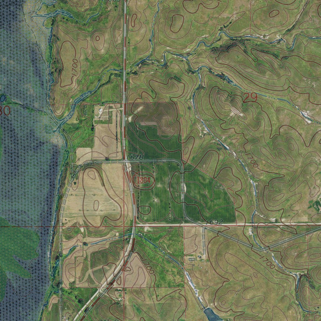ND-FORT RICE: GeoChange 1969-2014 Map by Western Michigan University ...