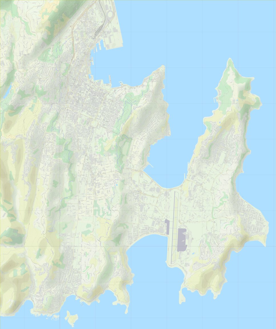 Wellington NZ Street Map by Paul Johnson - Offline Maps | Avenza Maps