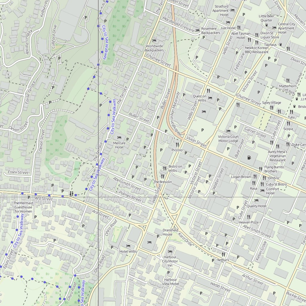 Wellington NZ Street Map by Paul Johnson - Offline Maps | Avenza Maps
