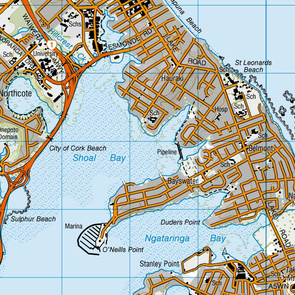 Auckland NZ Map by Paul Johnson - Offline Maps | Avenza Maps