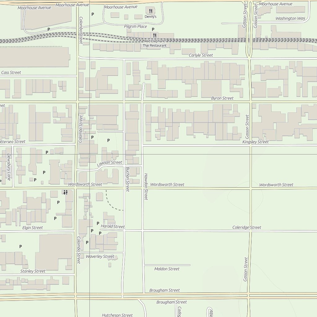 Christchurch Street Map by Paul Johnson - Offline Maps | Avenza Maps