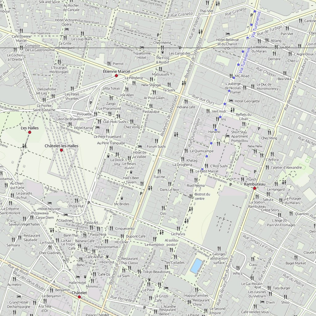 Paris Tourist Street Map by Paul Johnson - Offline Maps | Avenza Maps