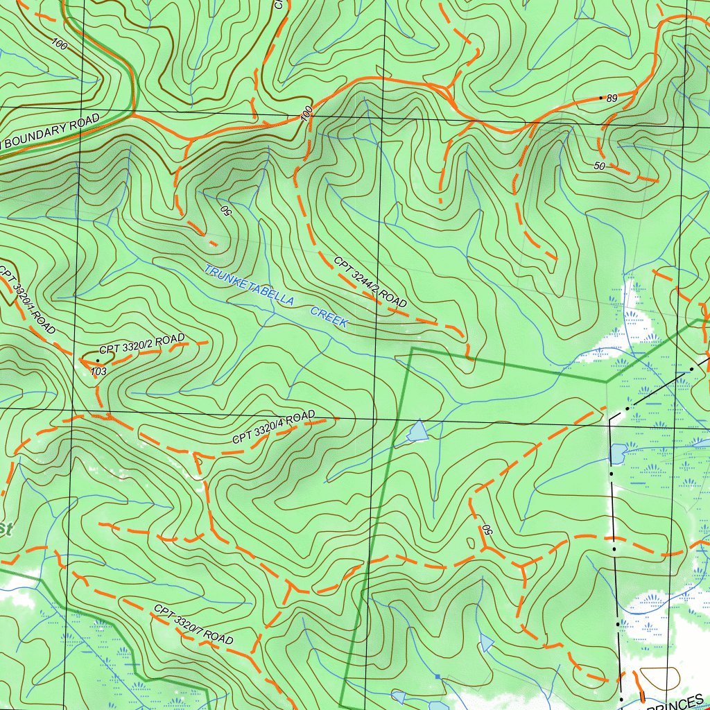 8925-4N BODALLA Map by nswtopo | Avenza Maps