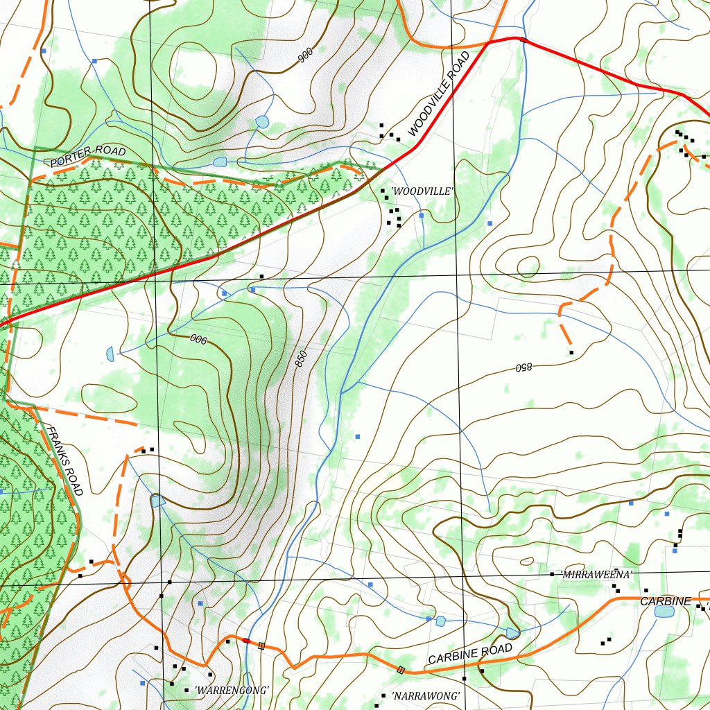 8731-3S MILLTHORPE Map by nswtopo | Avenza Maps