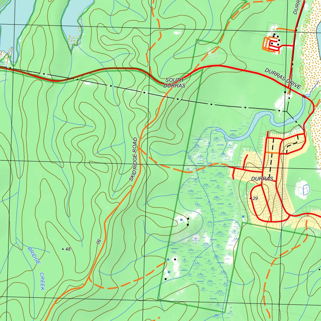 8926-1S DURRAS Map by nswtopo | Avenza Maps