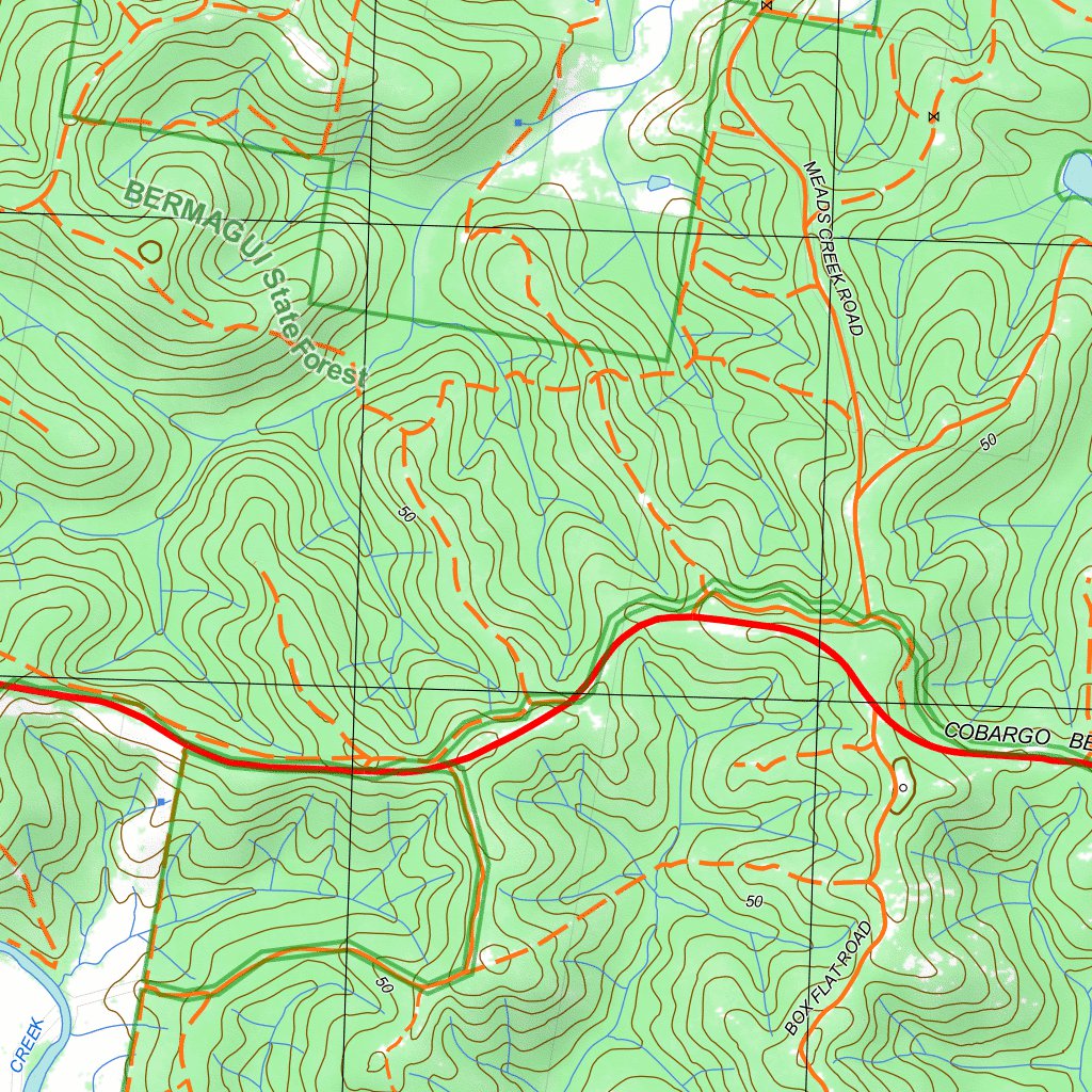 8925-3S BERMAGUI Map by nswtopo | Avenza Maps