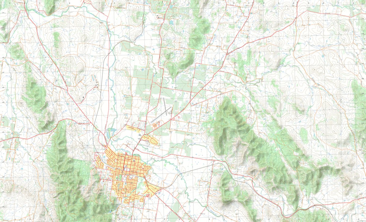 8832-4N MUDGEE Map by nswtopo | Avenza Maps
