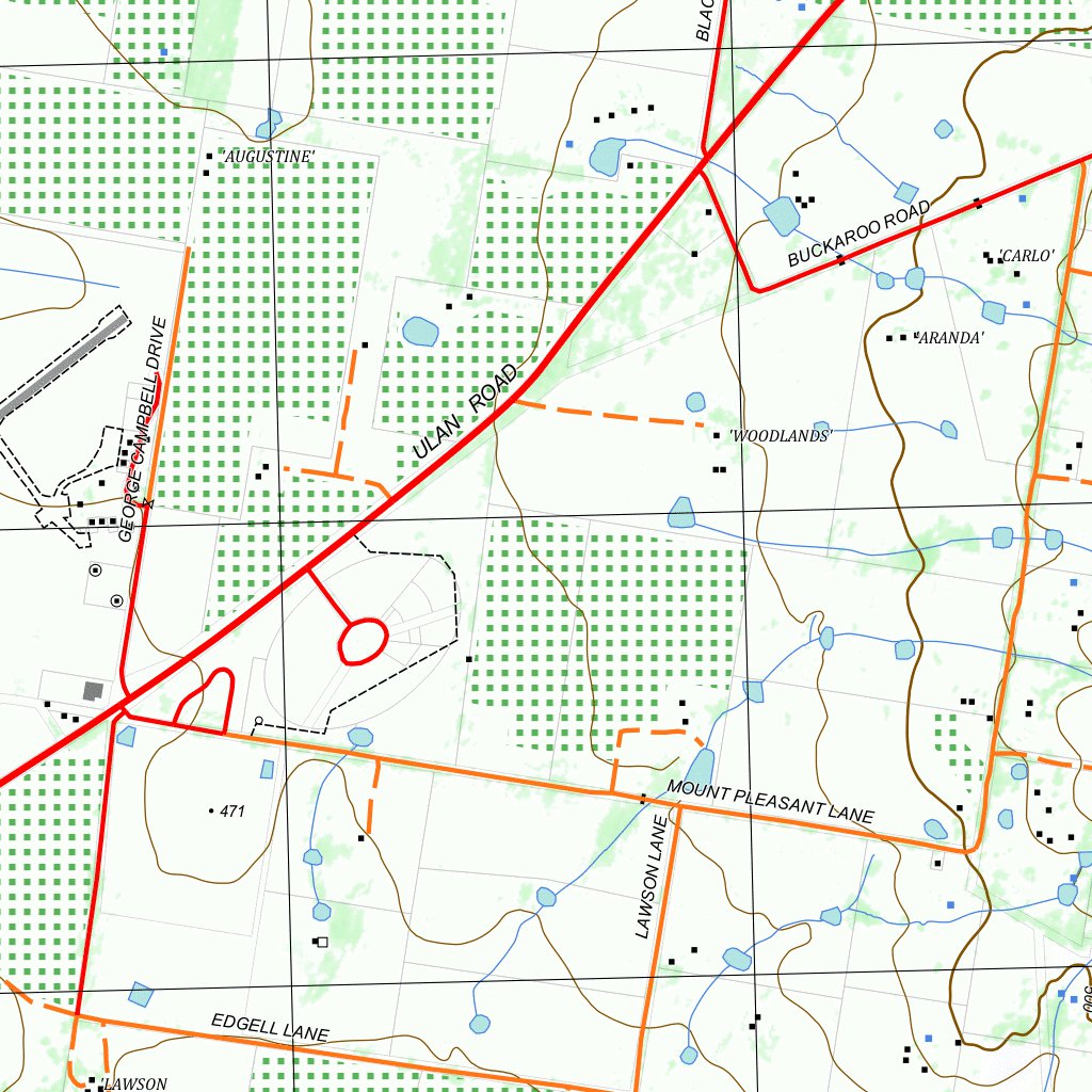 8832-4N MUDGEE Map by nswtopo | Avenza Maps
