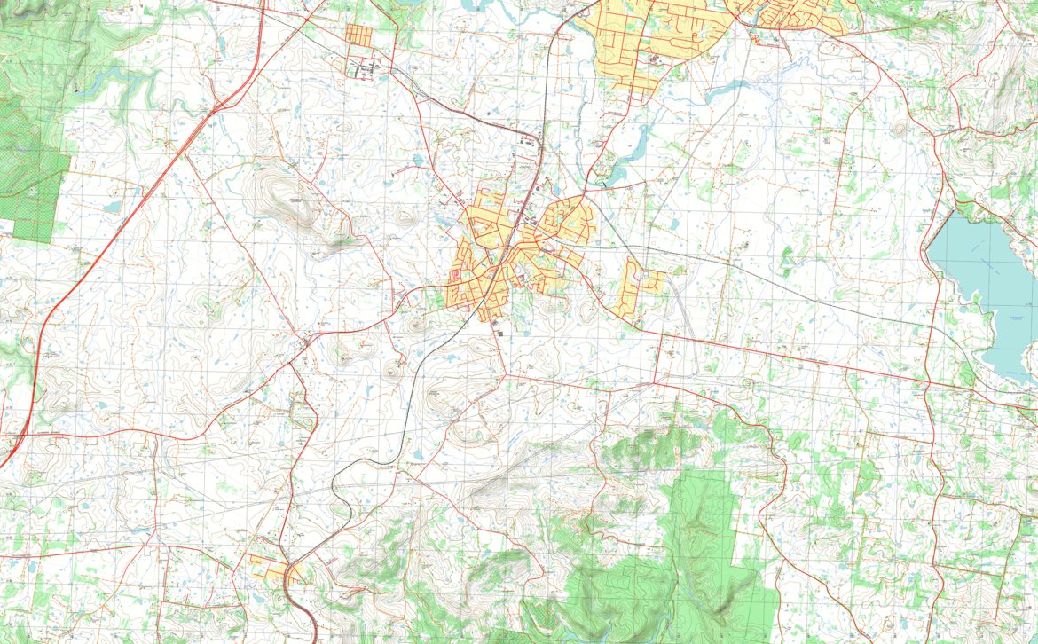 8928-1N MOSS VALE Map by nswtopo | Avenza Maps