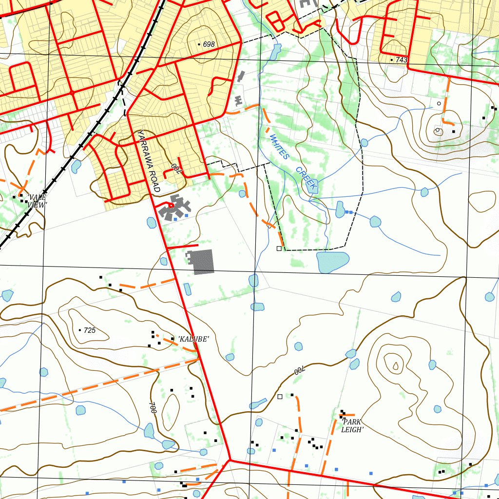 8928-1N MOSS VALE Map by nswtopo | Avenza Maps