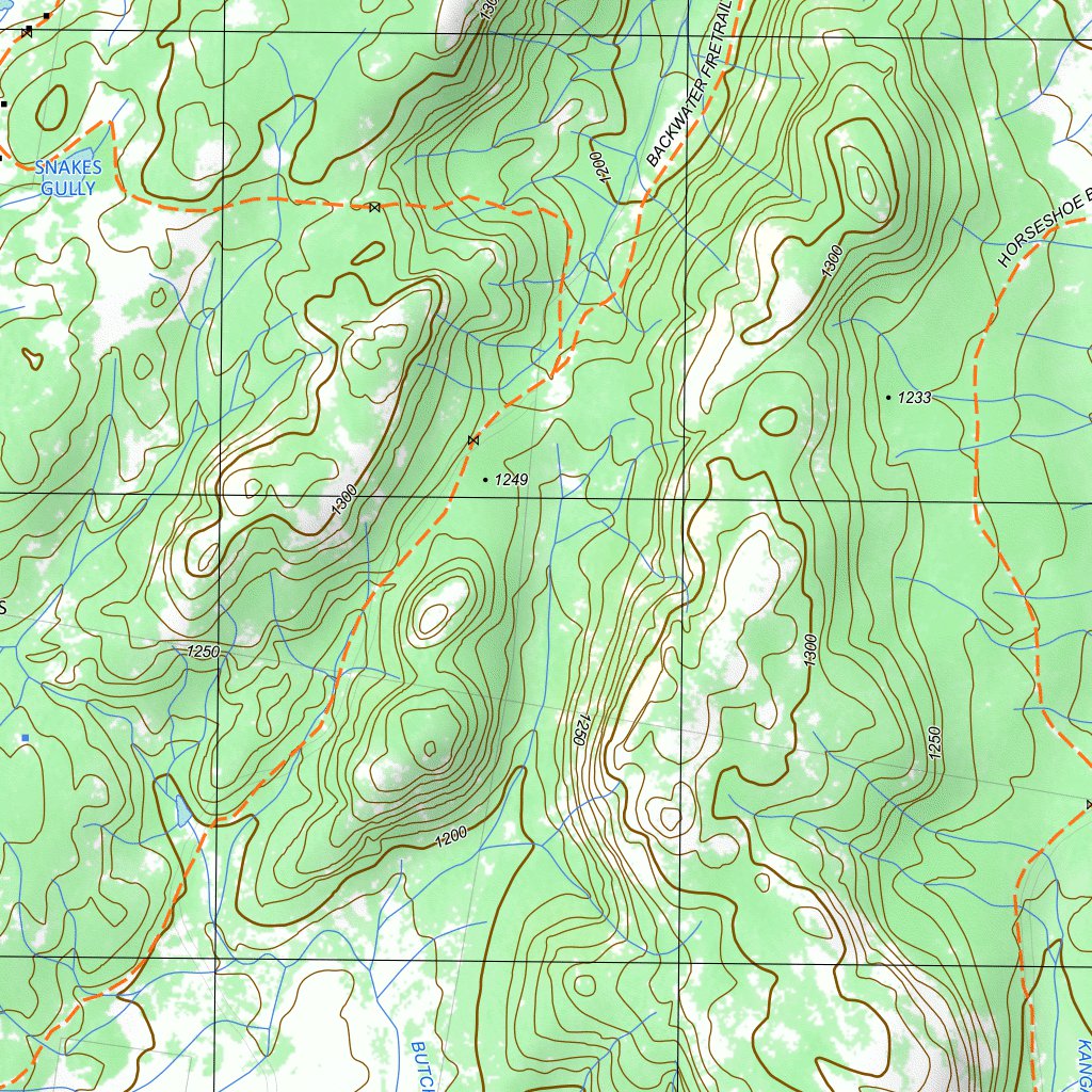 9237-1N BACKWATER Map by nswtopo | Avenza Maps