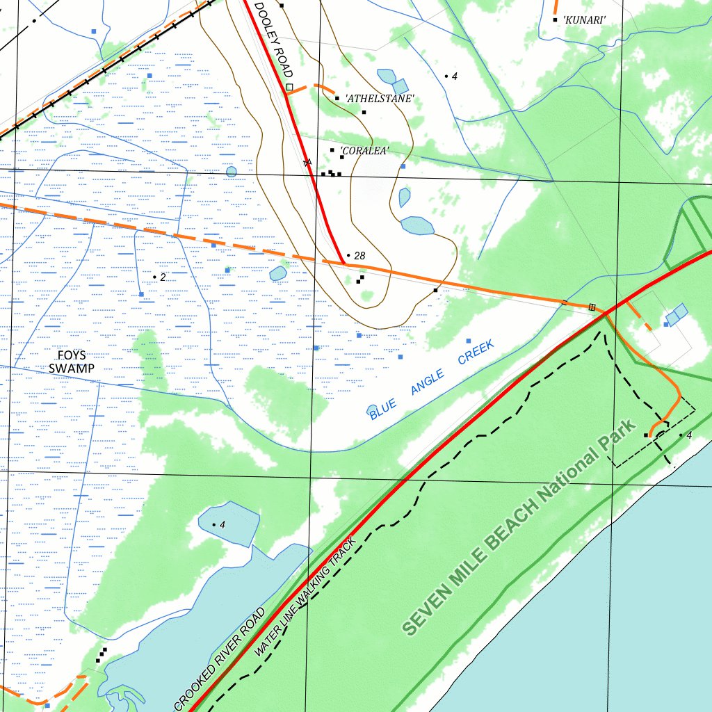 9028-2N GERROA Map by nswtopo | Avenza Maps