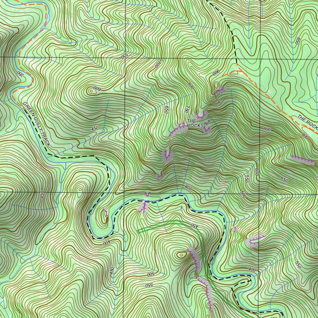 9335-4N GREEN GULLY Map by nswtopo | Avenza Maps