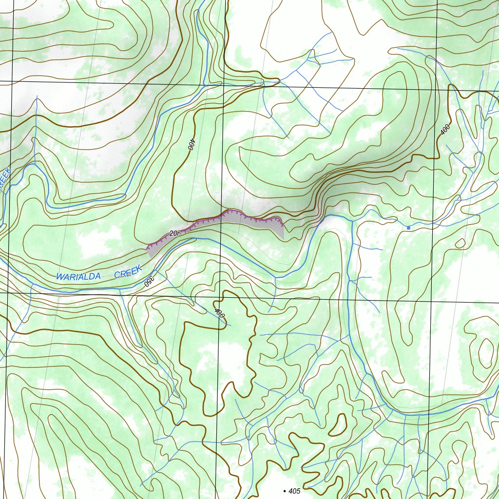 9038-4N WARIALDA Map by nswtopo | Avenza Maps