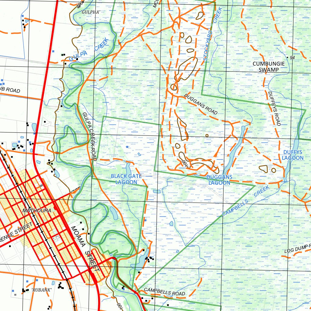 7826-S MATHOURA Map by nswtopo | Avenza Maps