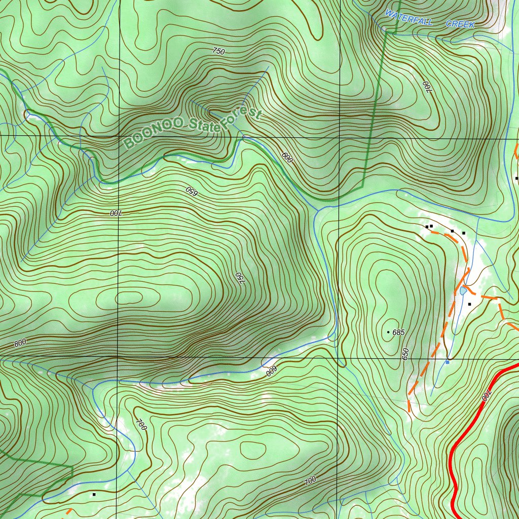 9340-3S BOONOO BOONOO Map by nswtopo | Avenza Maps