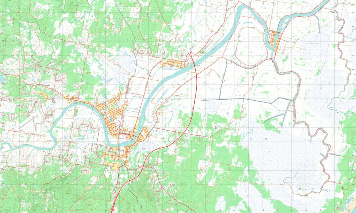 9435-1N KEMPSEY Map by nswtopo | Avenza Maps