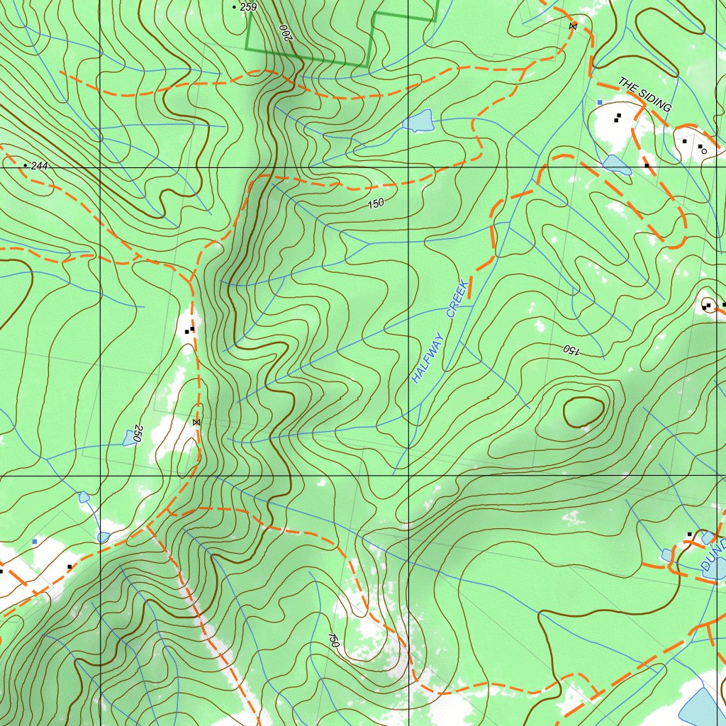9538-3S RED ROCK Map by nswtopo | Avenza Maps