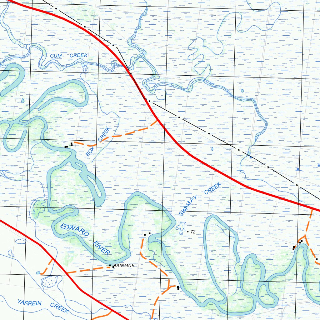 7727-N MOULAMEIN Map by nswtopo | Avenza Maps