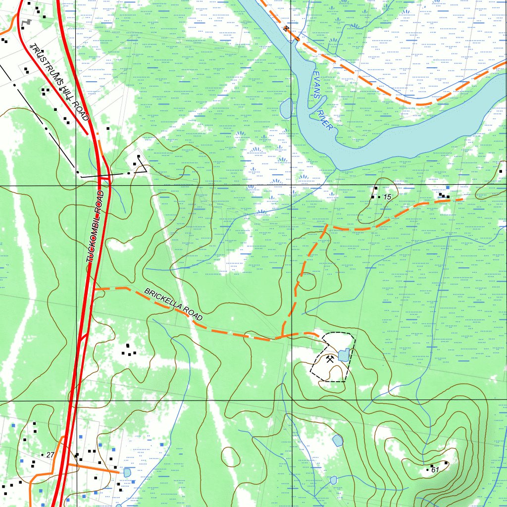 9539-1N WOODBURN Map by nswtopo | Avenza Maps
