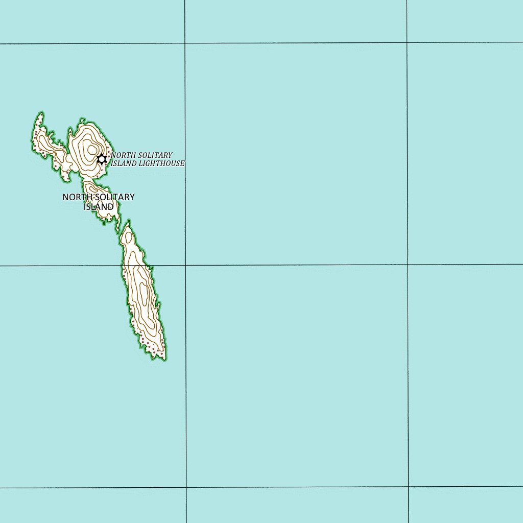 9538-2S NORTH SOLITARY ISLAND Map by nswtopo | Avenza Maps