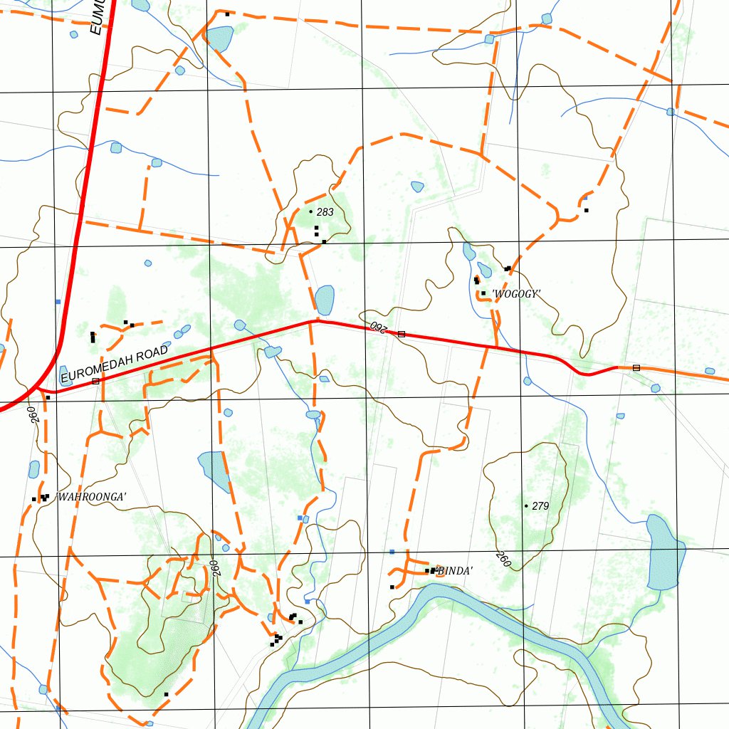 8533-N NARROMINE Map by nswtopo | Avenza Maps