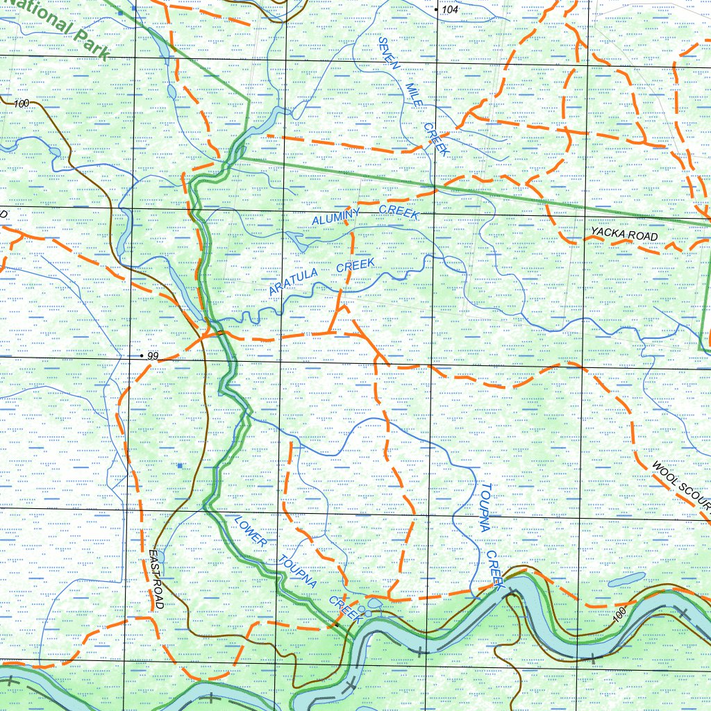 7926-S STRATHMERTON Map by nswtopo | Avenza Maps