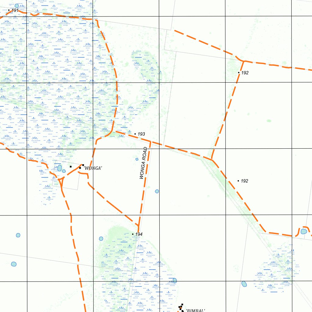8333-N TOTTENHAM Map by nswtopo | Avenza Maps