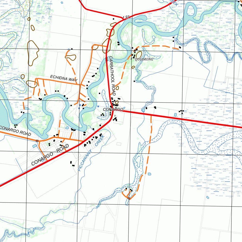 7927-S CONARGO Map by nswtopo | Avenza Maps