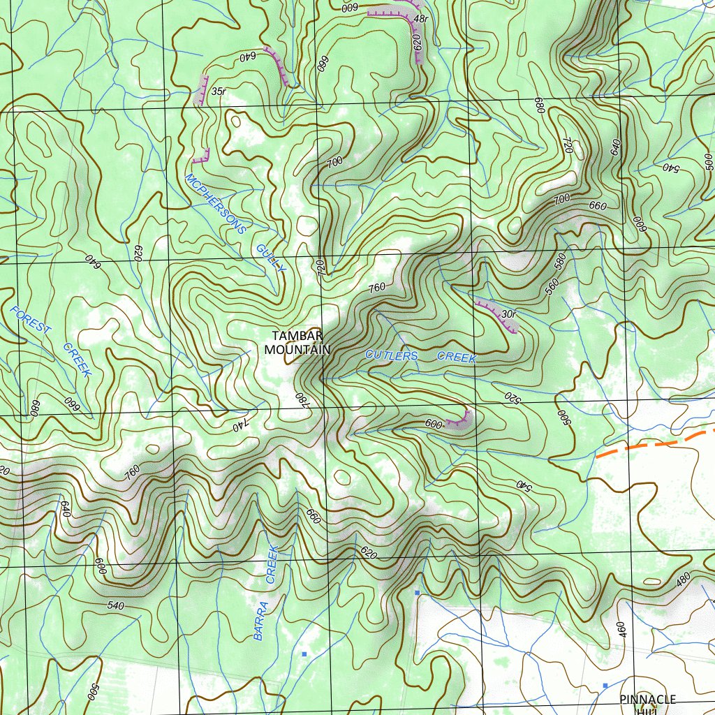 8835-S TAMBAR SPRINGS Map by nswtopo | Avenza Maps