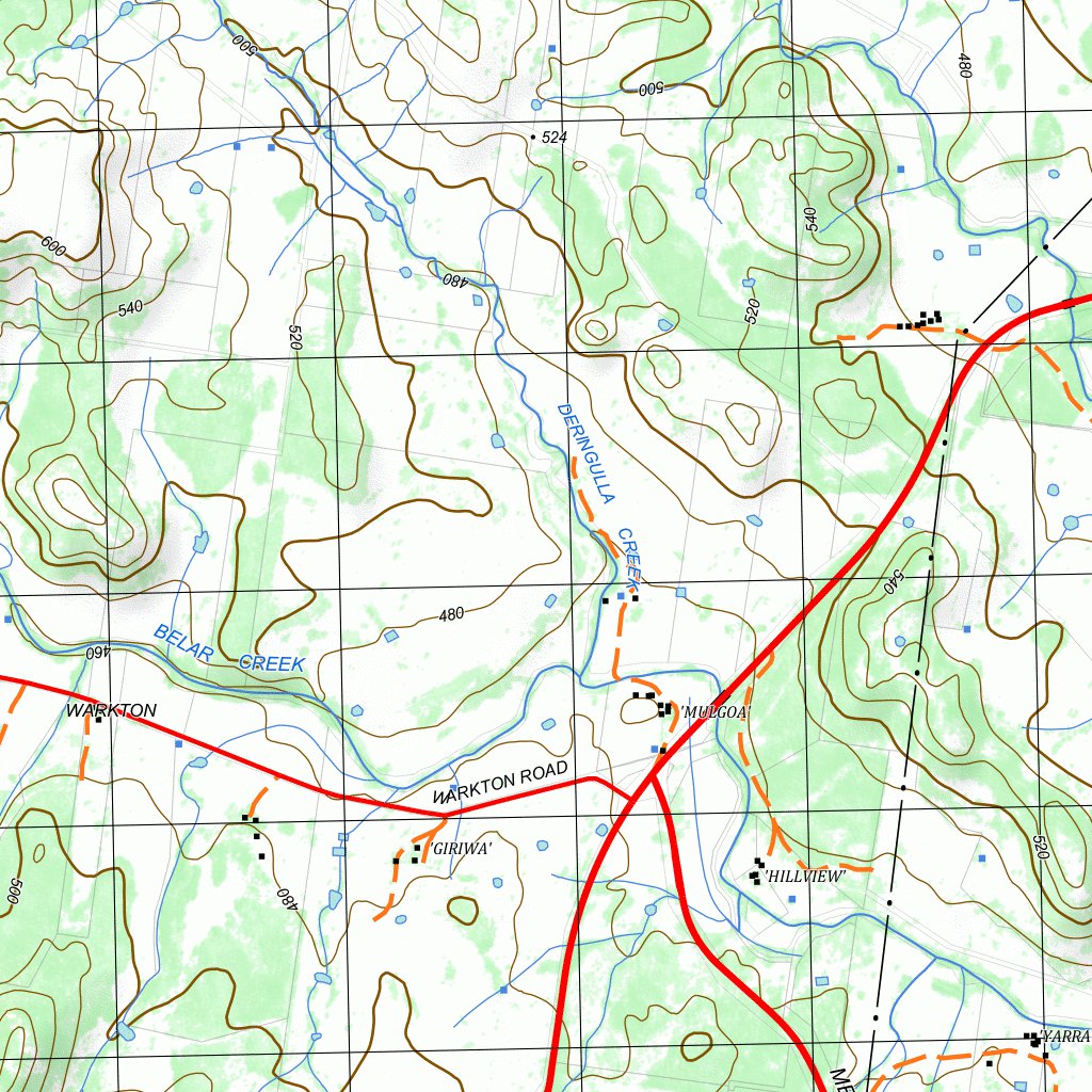 8735-S COONABARABRAN Map by nswtopo | Avenza Maps