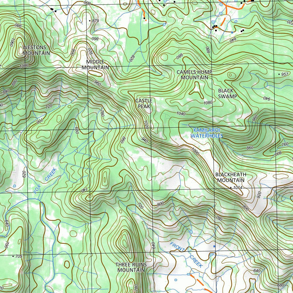 8735-S COONABARABRAN Map by nswtopo | Avenza Maps