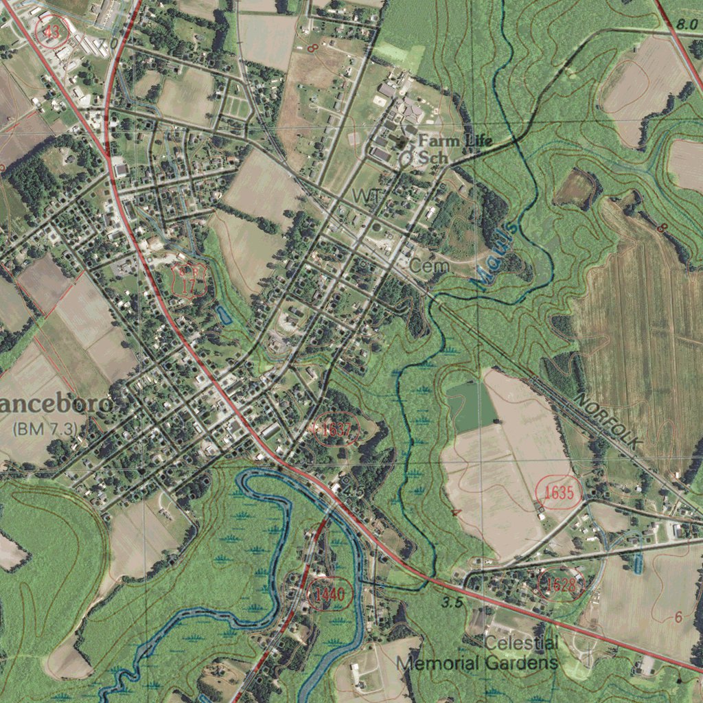 NC-VANCEBORO: GeoChange 1977-2012 Map by Western Michigan University ...