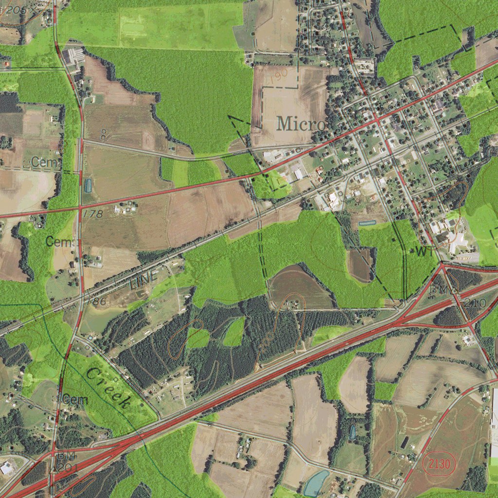 NC-KENLY WEST: GeoChange 1975-2012 Map by Western Michigan University ...