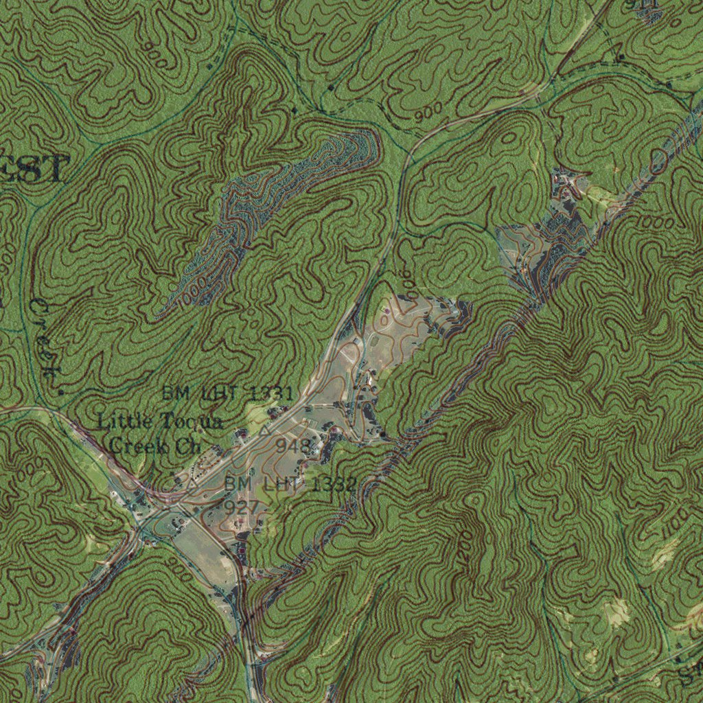 TN-VONORE: GeoChange 1941-2012 Map by Western Michigan University ...