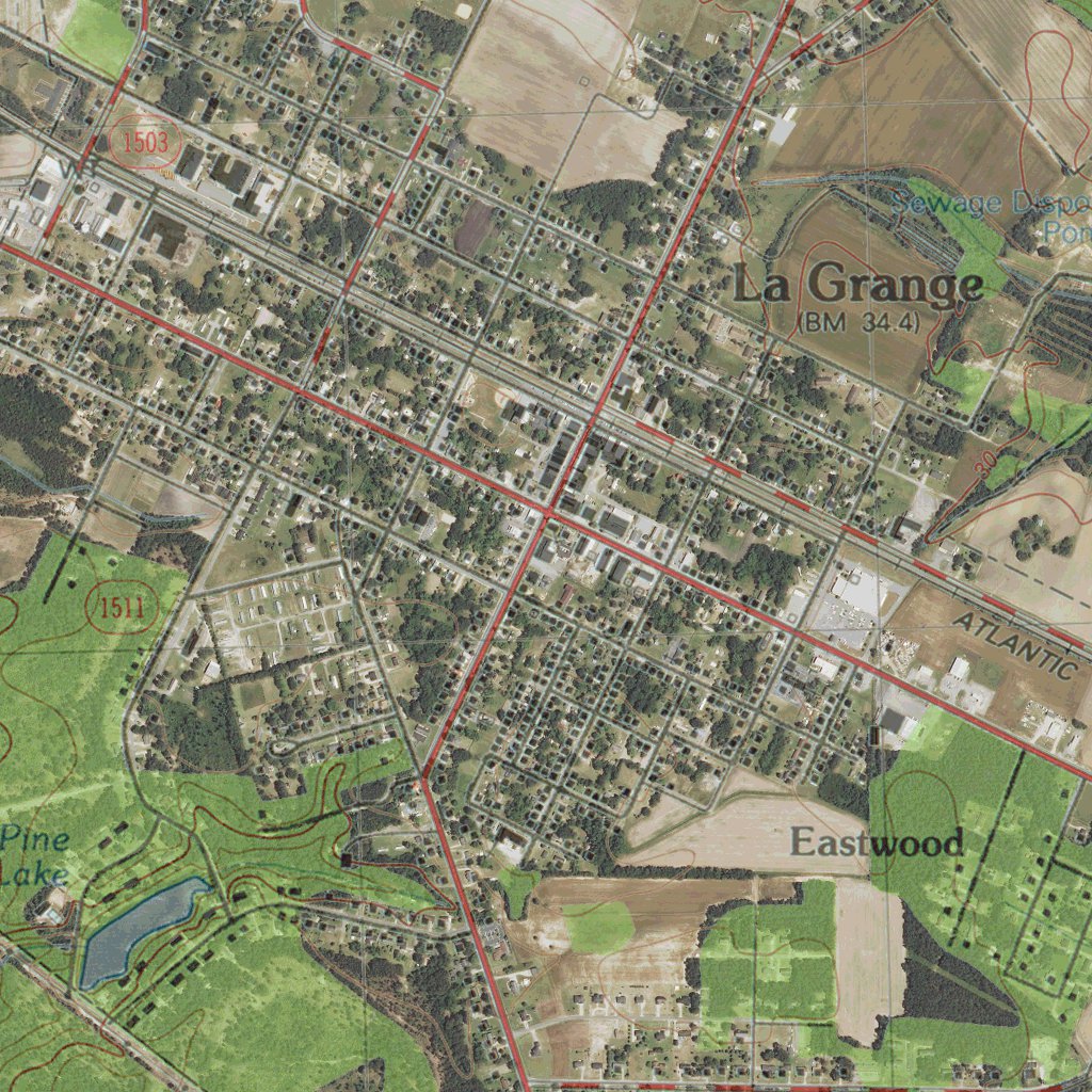 NC-LA GRANGE: GeoChange 1977-2012 Map by Western Michigan University ...