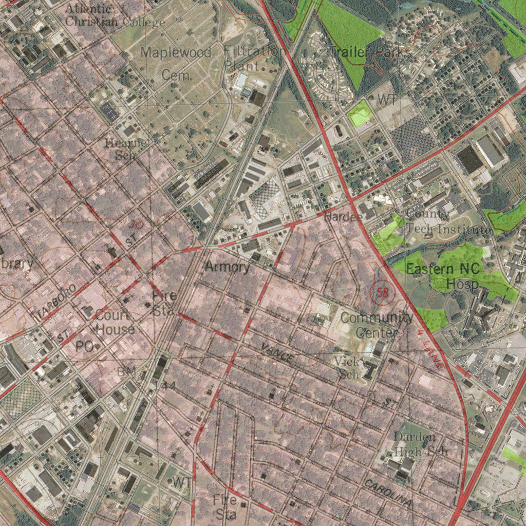 NC-WILSON: GeoChange 1975-2012 Map by Western Michigan University ...