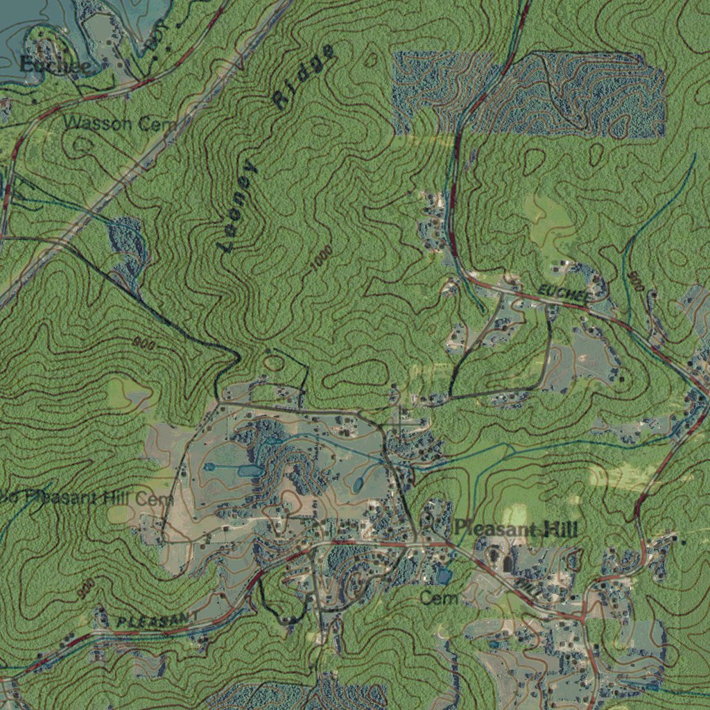TN-TEN MILE: GeoChange 1968-2012 Map by Western Michigan University ...